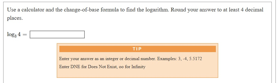Solved Use a calculator and the change-of-base formula to | Chegg.com