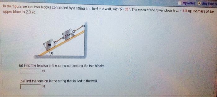Solved Consider a variation on an Atwood machine in which | Chegg.com