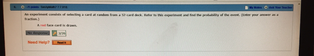 Solved An experiment consists of selecting a card at random | Chegg.com