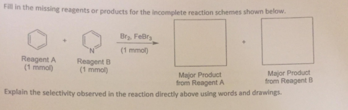 Solved Fill in the missing reagents or products for the | Chegg.com