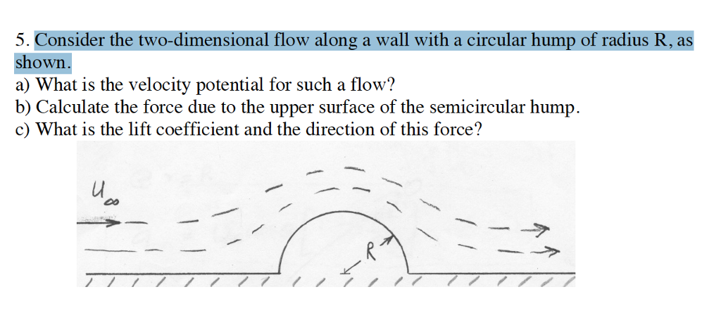 Consider the two-dimensional flow along a wall with a | Chegg.com