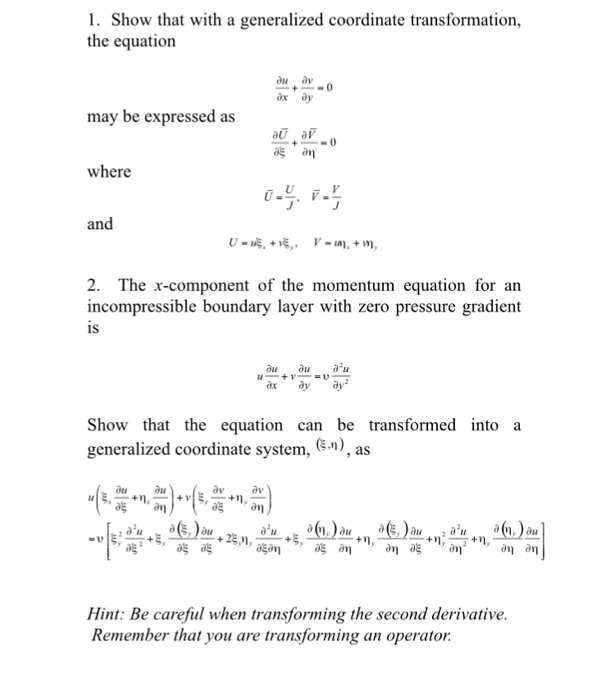 Solved Show that with a generalized coordinate | Chegg.com