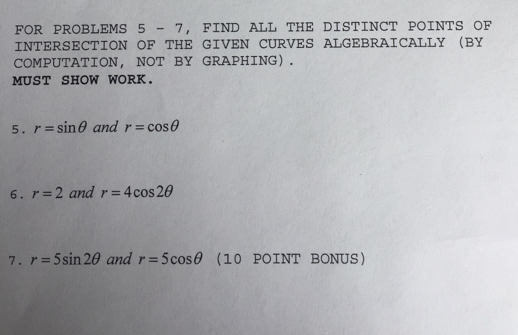 Solved Calculus problems. If I could see step by step | Chegg.com