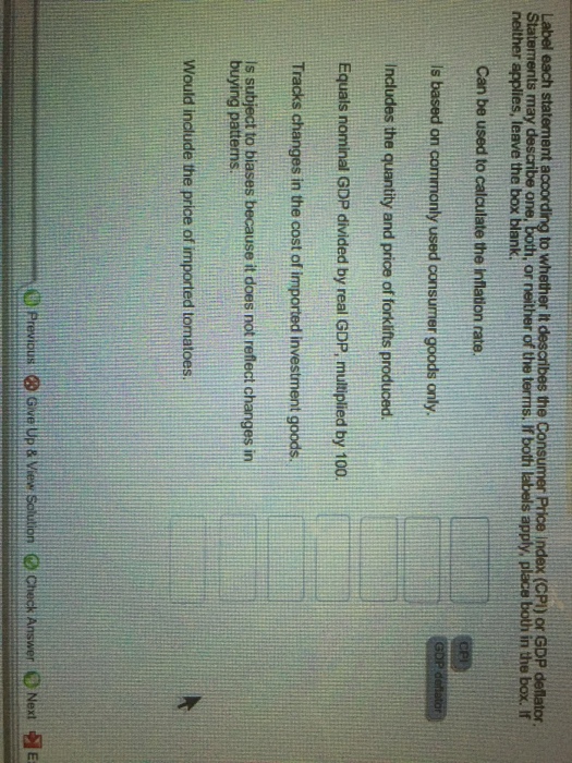 Solved Label each statement according to whether it | Chegg.com