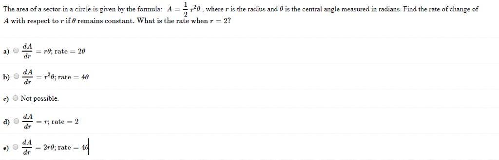 Solved Find the rate of change of the area of a square with | Chegg.com