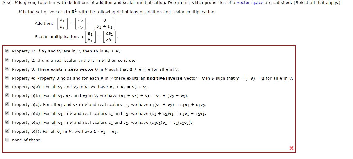 Solved A set V is given, together with definitions of | Chegg.com