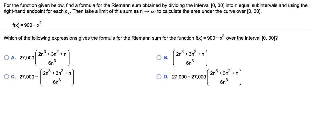 Solved For the function given below, find a formula for the | Chegg.com
