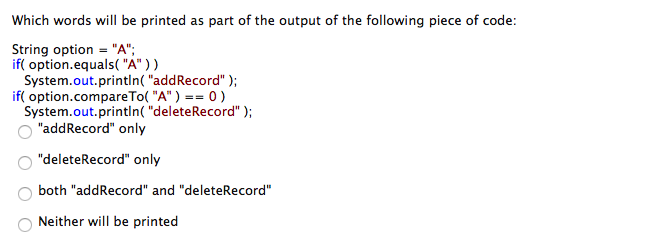 Solved Which words will be printed as part of the output of | Chegg.com