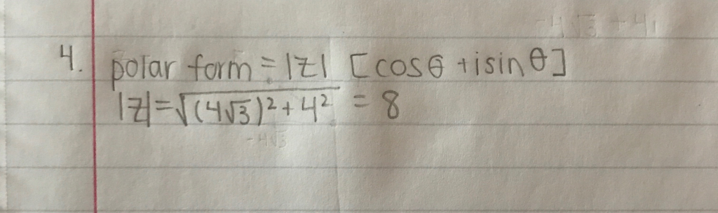Solved Write the complex number in polar form with argument | Chegg.com