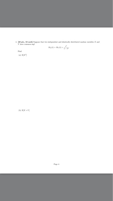 Solved Suppose that two independent and identically | Chegg.com