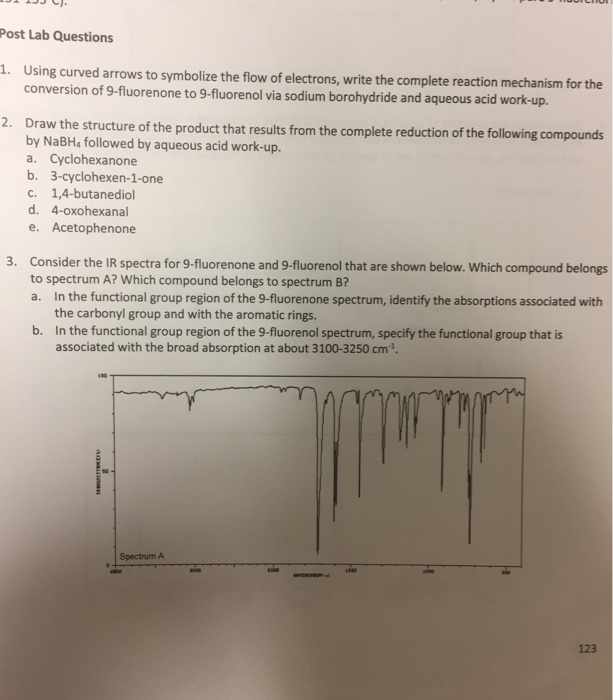Solved Post Lab Questions 1. Using curved arrows to | Chegg.com