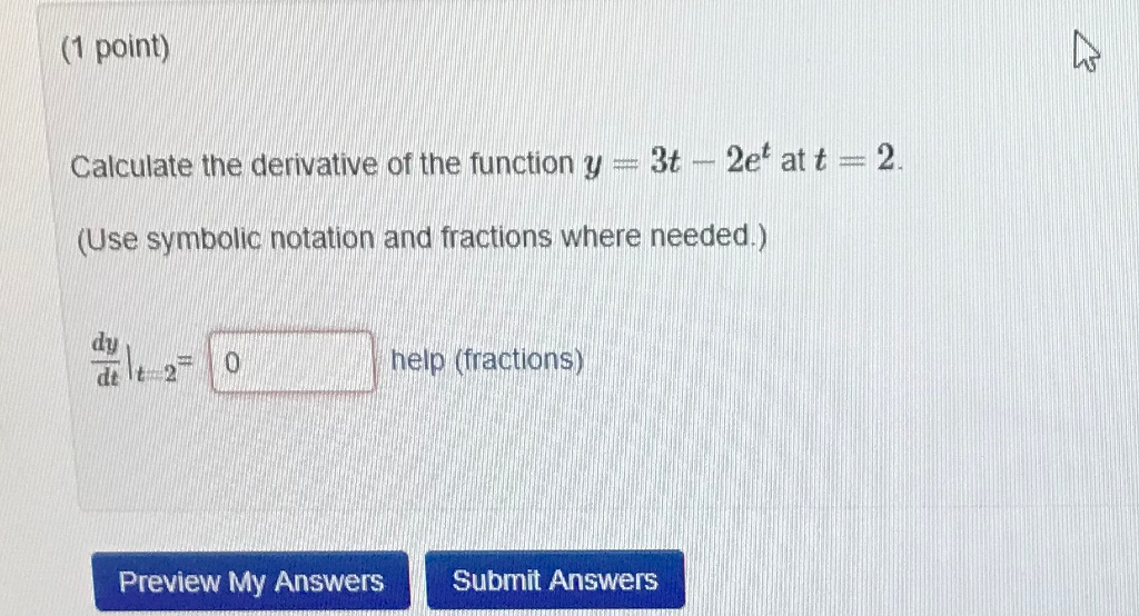 Solved Use the Product Rule to compute the derivative: d/dt | Chegg.com
