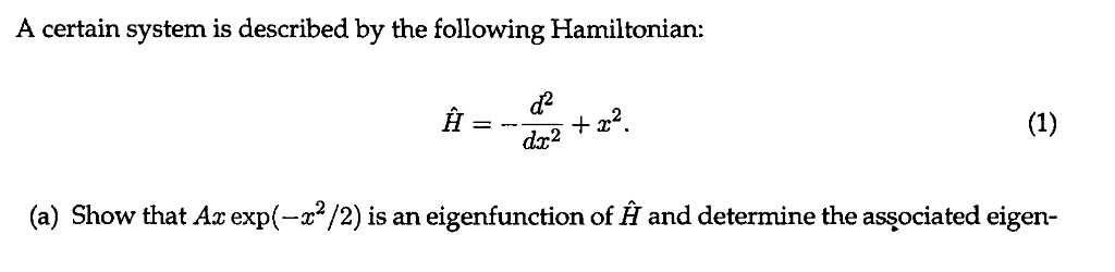 Solved A certain system is described by the following | Chegg.com