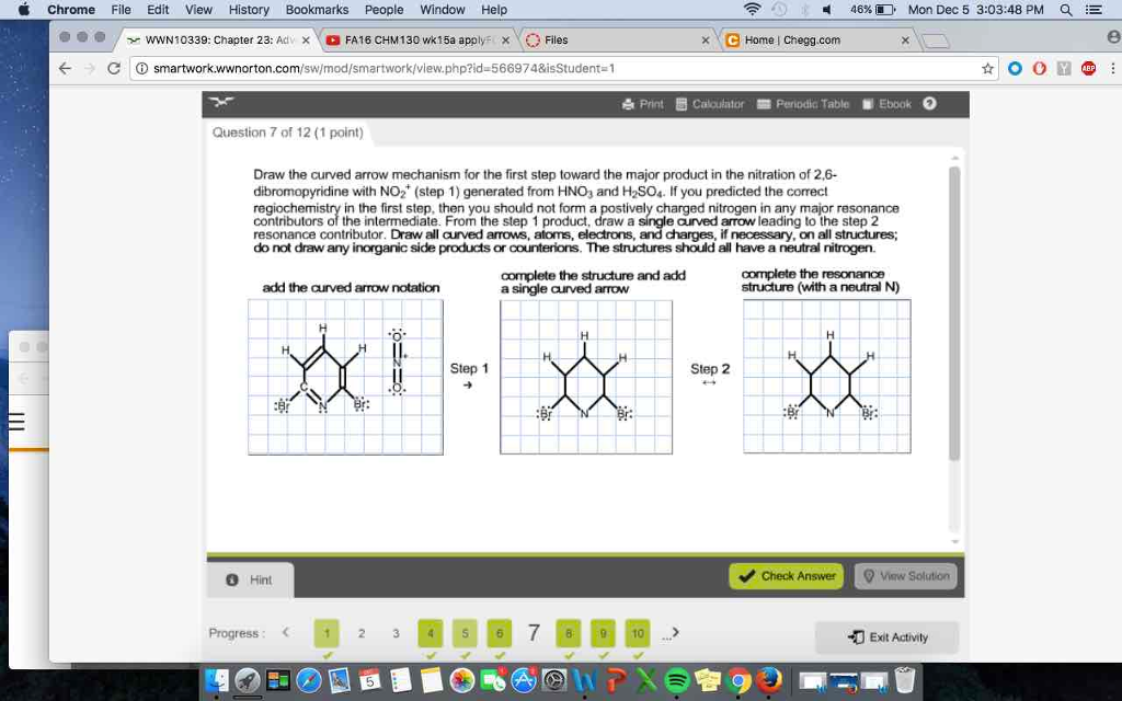 Solved Draw the curved arrow mechanism for the first step | Chegg.com