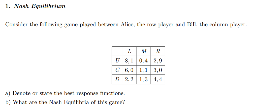 Solved Consider the following game played between Alice, the | Chegg.com
