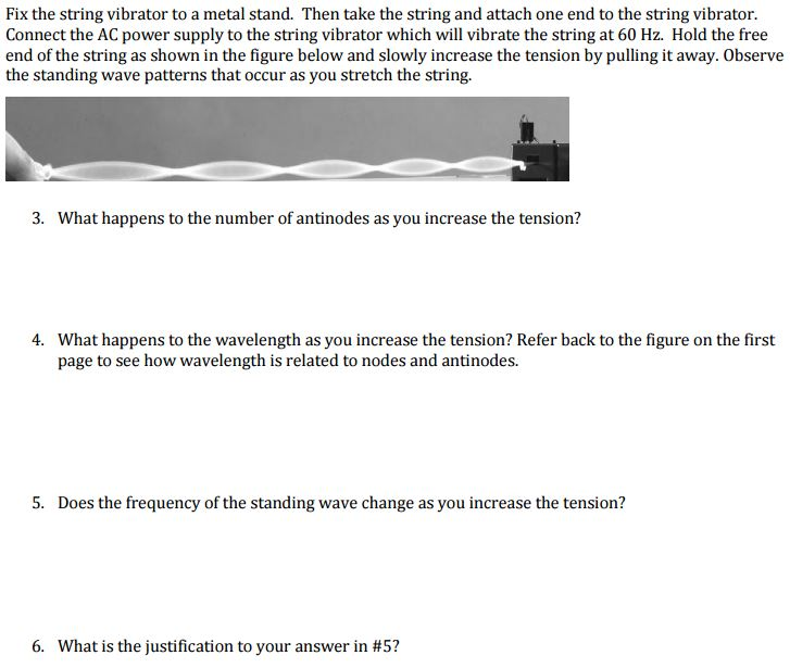 Solved Physics Superposition Of Waves On A String 2
