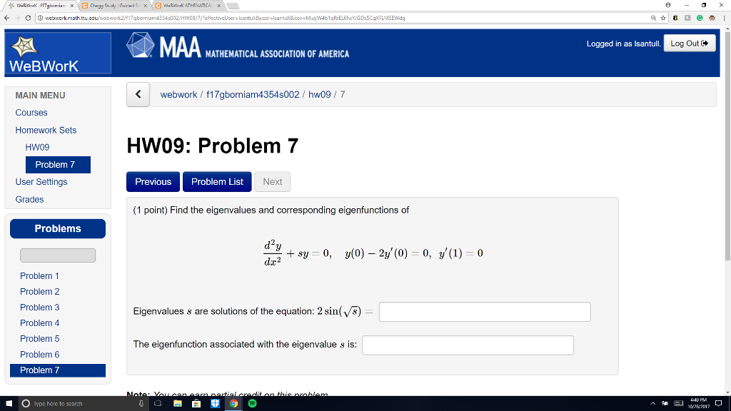 Solved 似w.swerK : f17ヂemiar x \G chegg Study Guiewd S K | Chegg.com