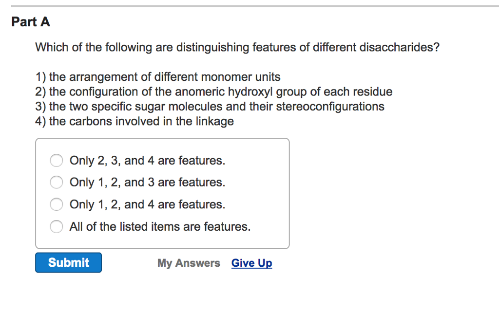 Solved Which of the following are distinguishing features of | Chegg.com