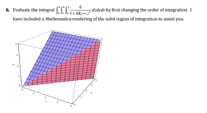 Solved Evaluate the triple integral by first changing the | Chegg.com