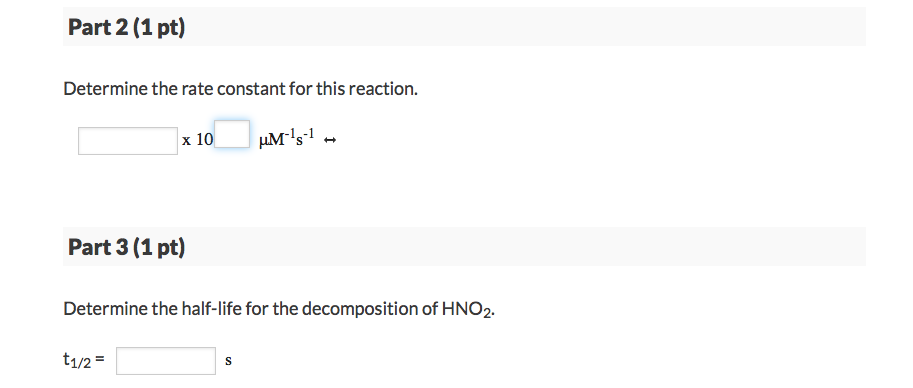 Solved Nitrous acid (HNO2 slowly decomposes to NO, NO2, and | Chegg.com