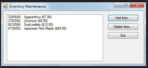 Solved In this exercise, you’ll add a class to an Inventory | Chegg.com