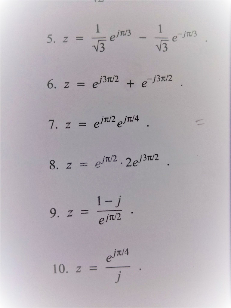 Solved Find magnitude and angle of the complex number in | Chegg.com