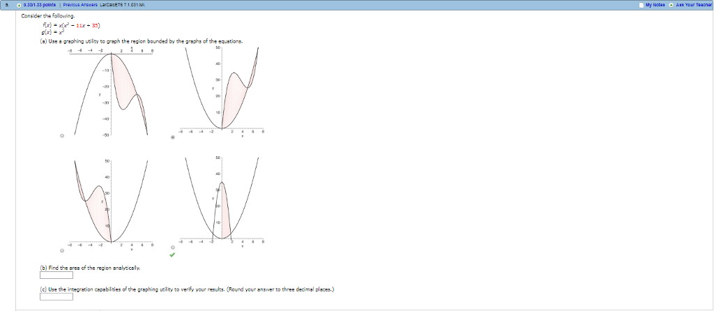 Solved rs Consider the follawing. (e) Use·graphing utility | Chegg.com