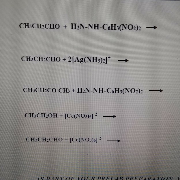 Solved CH3CH:CHO H2N-NH-C6H3(NO2)2 CHsCH:CHO + 2 [Ag(NH3)2]+ | Chegg.com