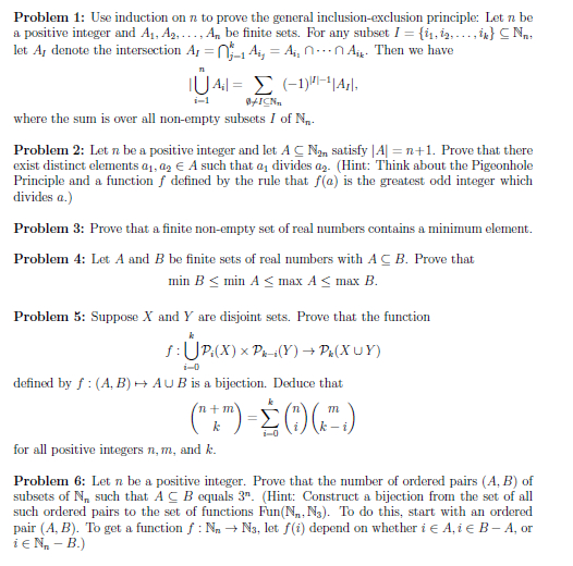 Solved Use induction on n to prove the general | Chegg.com
