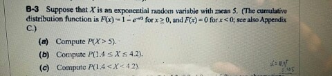 Solved Suppose that X is an exponential random variable with | Chegg.com