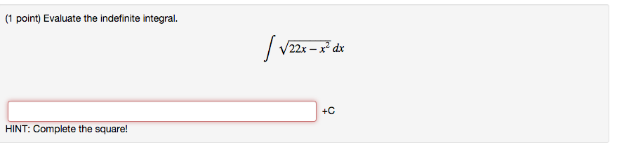 Solved Evaluate the indefinite integral. Integral square | Chegg.com