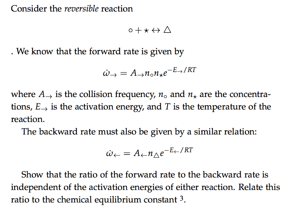 Consider the reversible reaction o + * Delta. We | Chegg.com