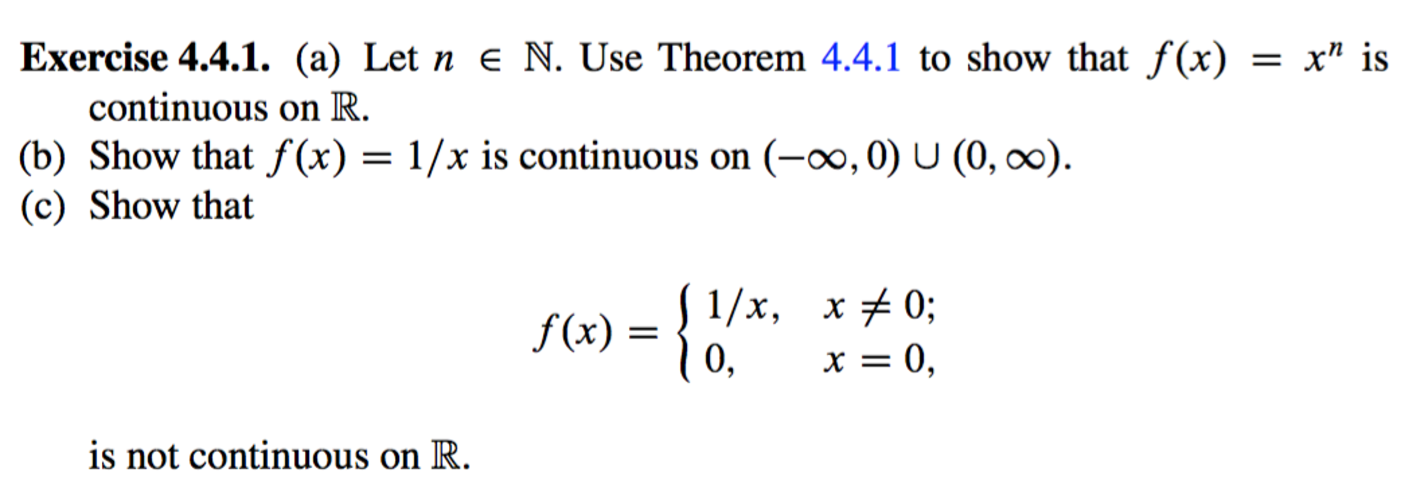 Solved Let n epsilon Nopf. Use Theorem 4.4.1 to show that | Chegg.com