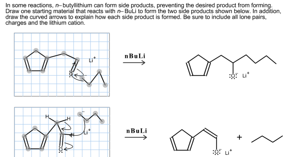 Solved In some reactions, n-butyllithium can form side | Chegg.com