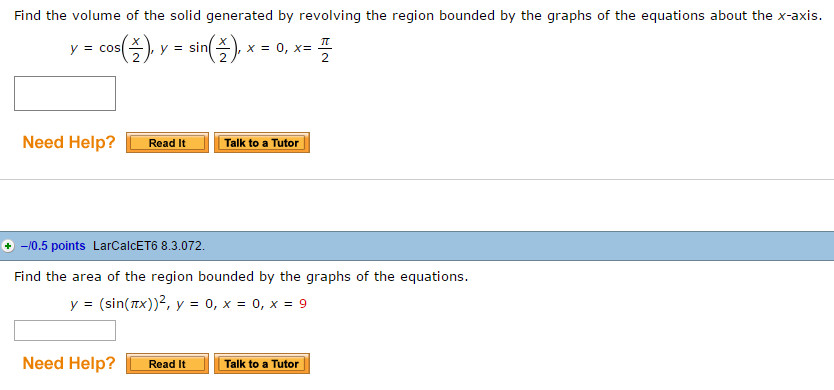 Solved Find the volume of the solid generated by revolving | Chegg.com