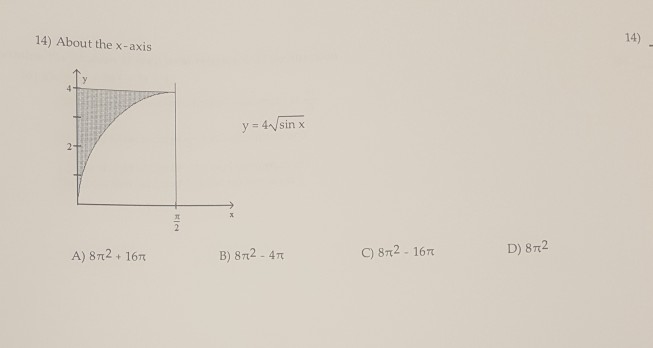Solved find the volume of the solid generated by revolving | Chegg.com