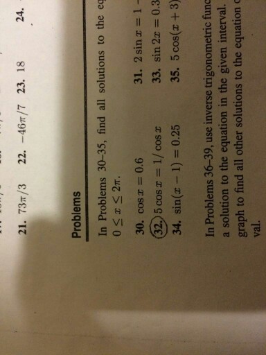 Solved Exercises In Exercises 1-6, find a solution with θ in | Chegg.com