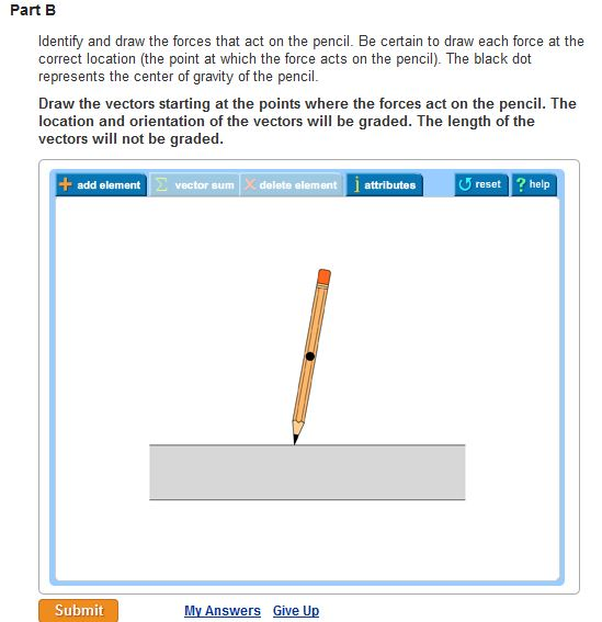 Solved Part B Identify and draw the forces that act on the | Chegg.com