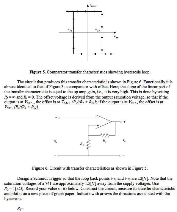 Solved Design the circuit of Figure 6; that is, choose a | Chegg.com