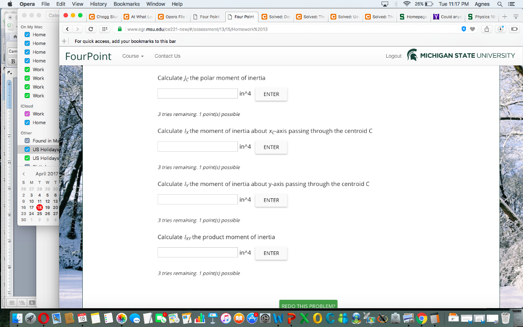 Solved d opera File Edit View History Bookmarks Window Help | Chegg.com