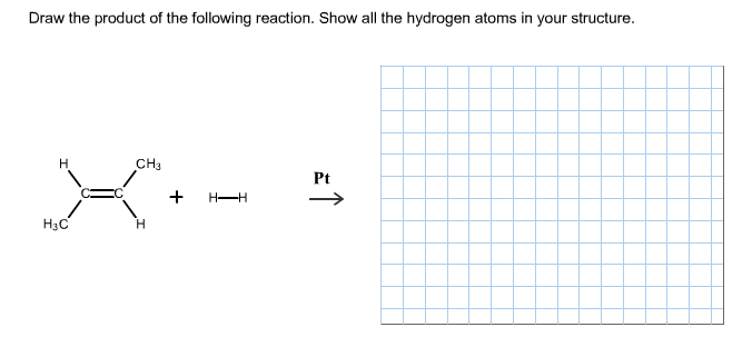Solved Draw the product of the following reaction. Show all | Chegg.com