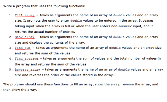 Solved Write a program that uses the following functions: | Chegg.com