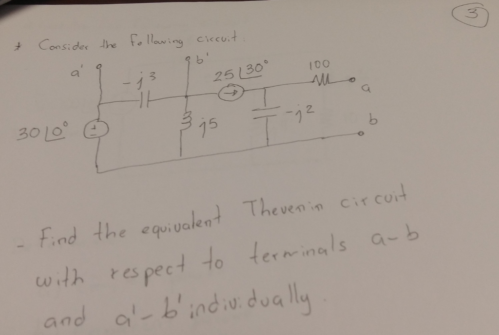 Solved Consider the following circuit. Find the equivalent | Chegg.com