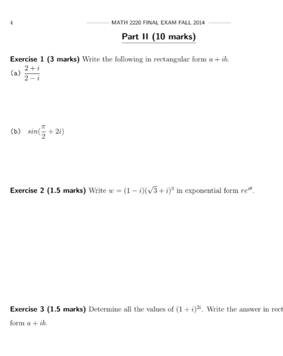 Solved Write the following in rectangular form a + ib. 2 + | Chegg.com