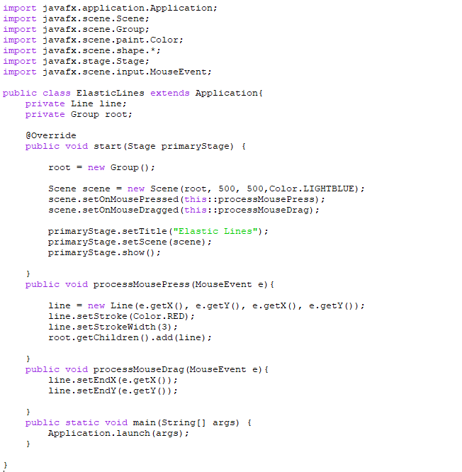 Solved import javafx.application.Application; import | Chegg.com