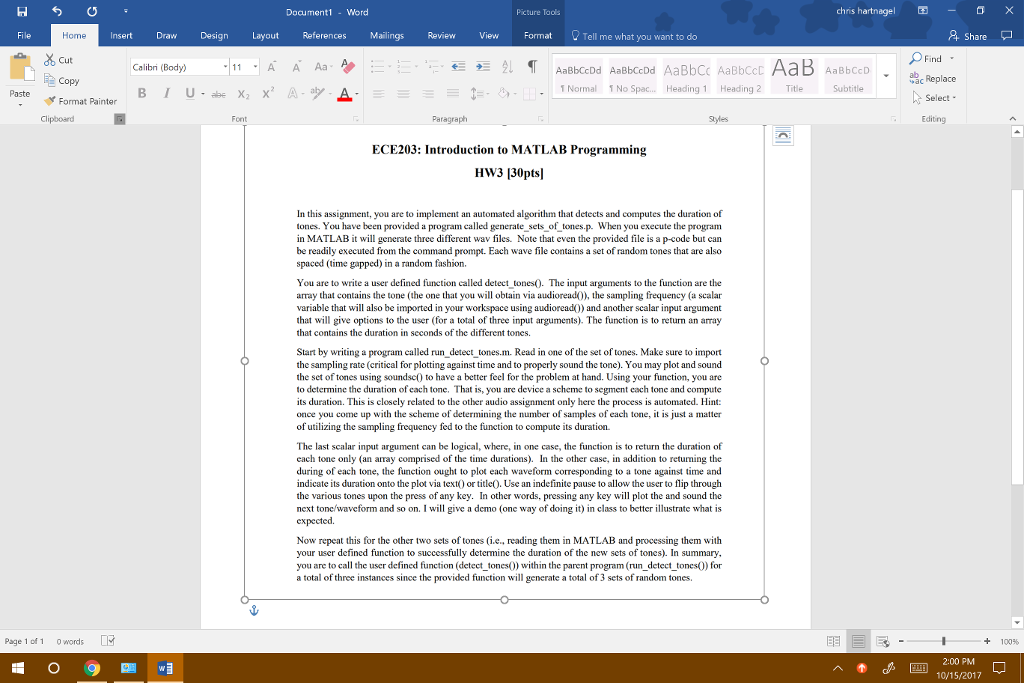 Solved Document1 Word Picture Tools File Home Insert Draw | Chegg.com
