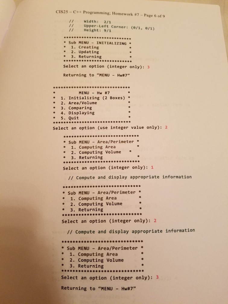 CIS25-C++ Programming; Homework #7 _ Page 1 of 9 | Chegg.com