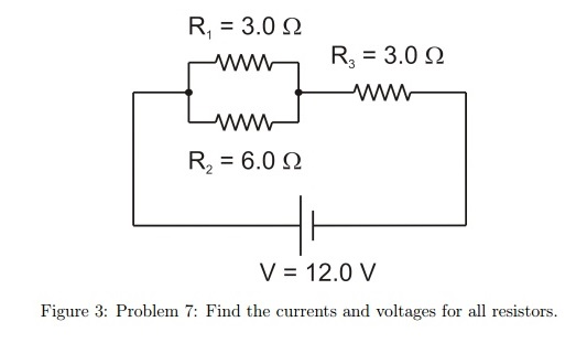 Solved Find the currents and voltages for all resistors. | Chegg.com