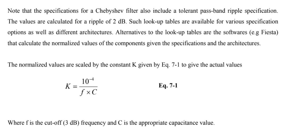 Design an active-RC low-pass second order Chebyshev | Chegg.com