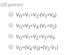 Solved 5] Compute Vo as a function of the input voltages Vi, | Chegg.com